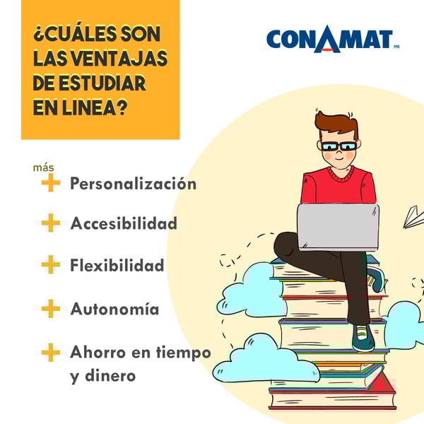 ¿Cuáles son las ventajas de estudiar en línea?